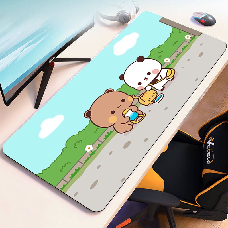 Kawaii Large Mouse Pad Anime Bubu Dudu Cute Computer Desks Gamer ...