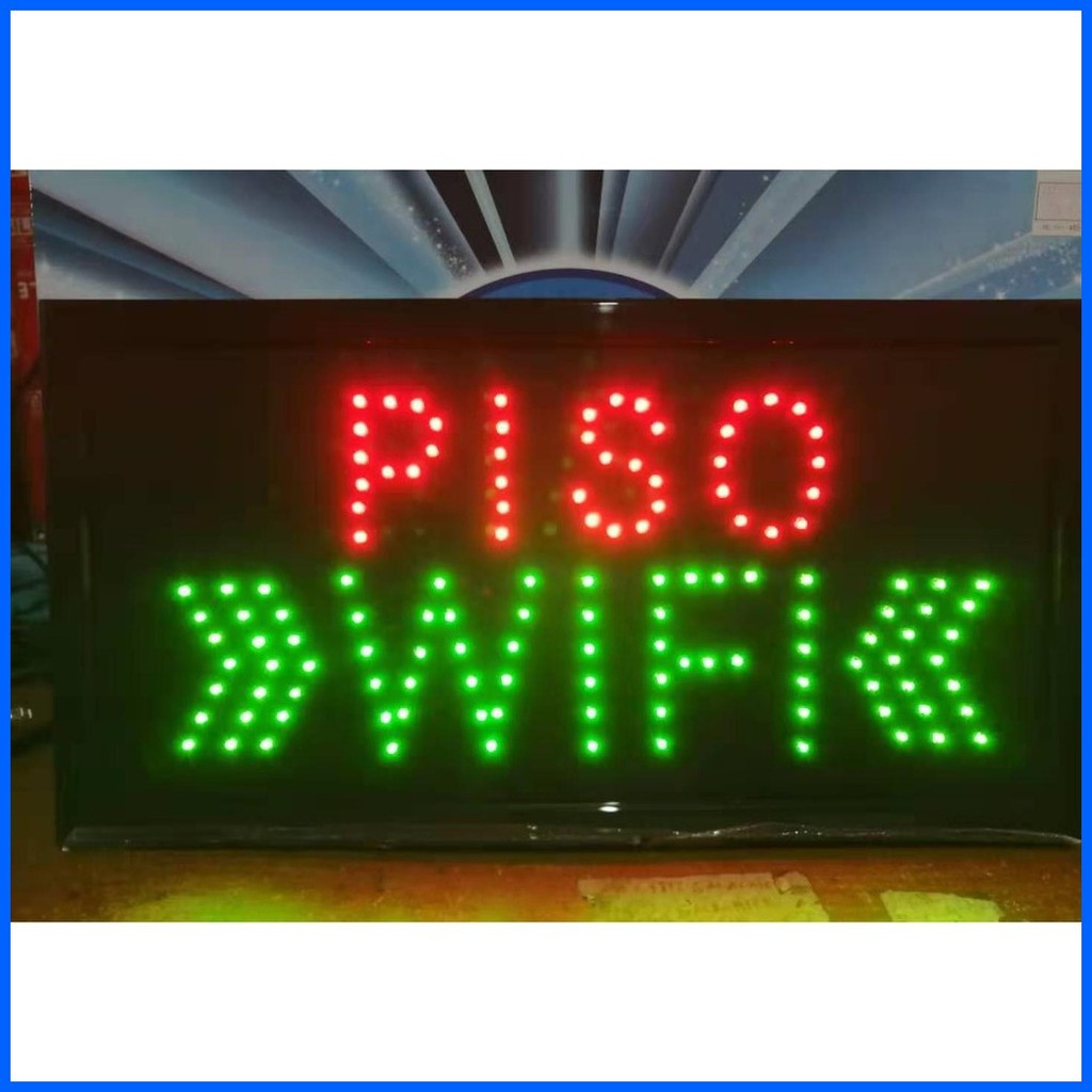 § ۞ PISO WIFI LED SIGNAGE/SIGN | Shopee Philippines