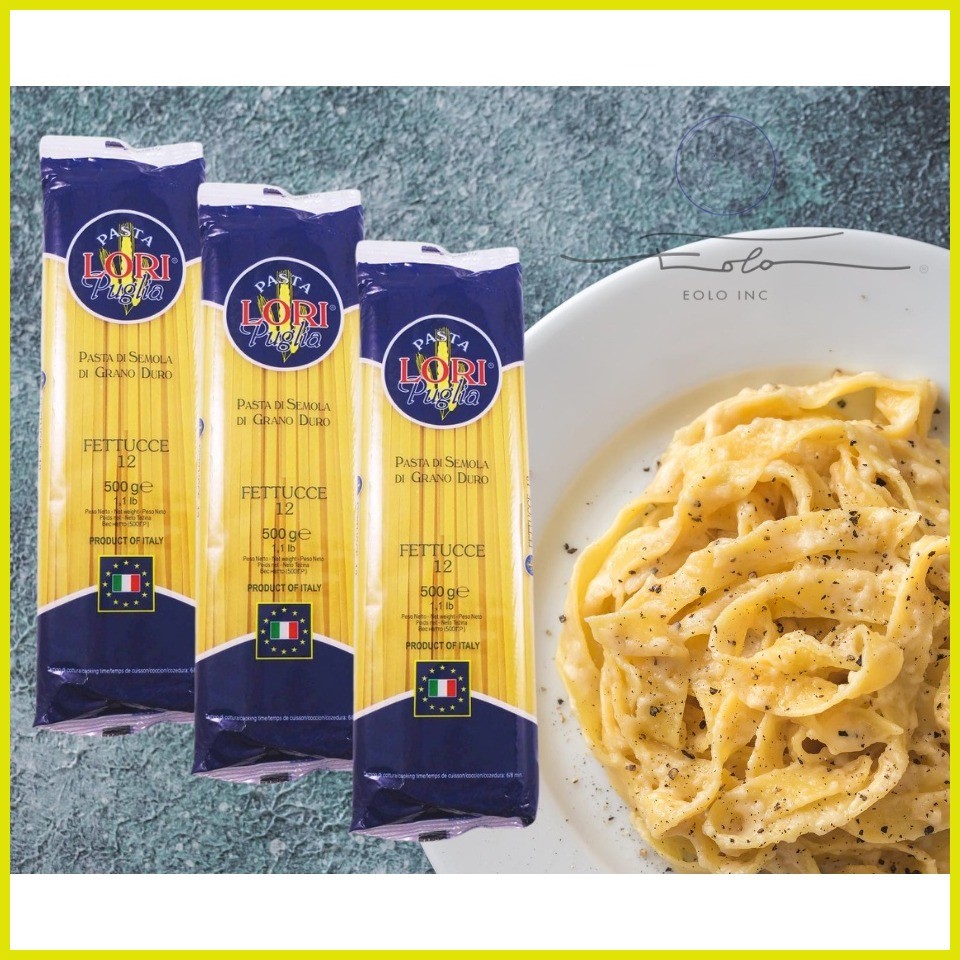 ๑ Pasta Lori Fettucce Fettuccine w/ wider noodles Durum Wheat Semolina ...