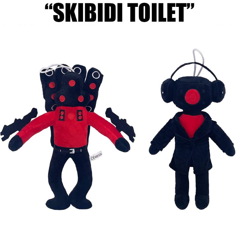 Skibidi Toilet Plush Funny And Amusing Stuffed Animal Short ...