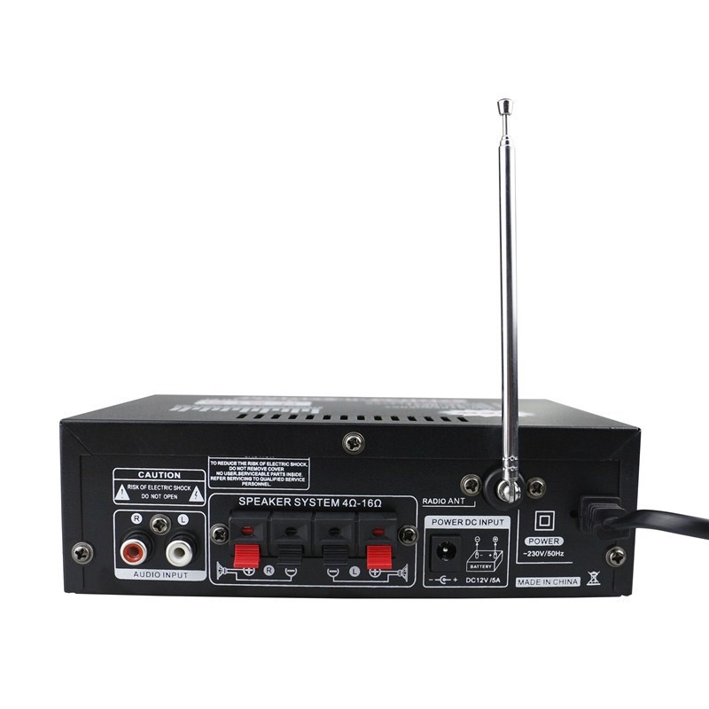 300W+300W Digital Hifi Bluetooth Stereo Audio Amplifier Fm Radio Usb BT ...