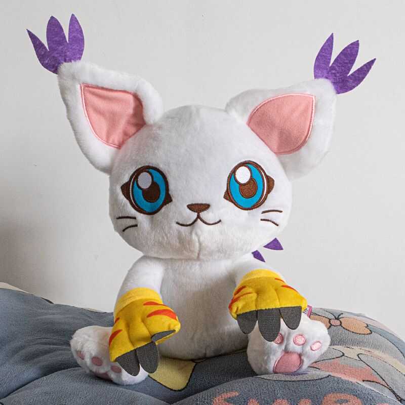 Digimon Adventure Action Figure Plush Toy Patamon Tailmon Cartoon ...