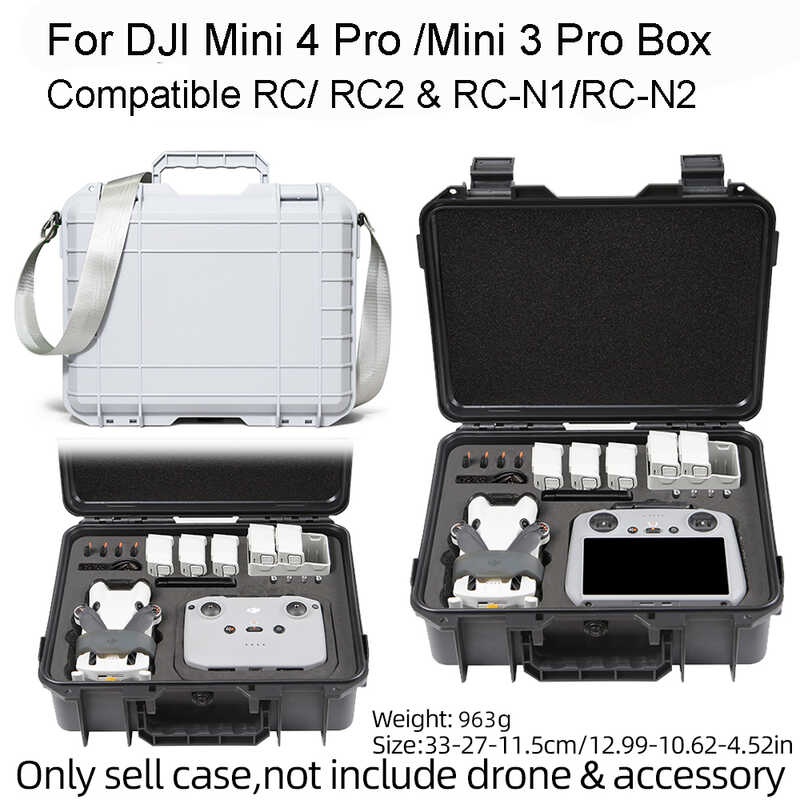 DJI Para Sa Mini 4 Pro Storage Case Para Sa DJI Mini 4 Pro /Mini 3 Pro ...