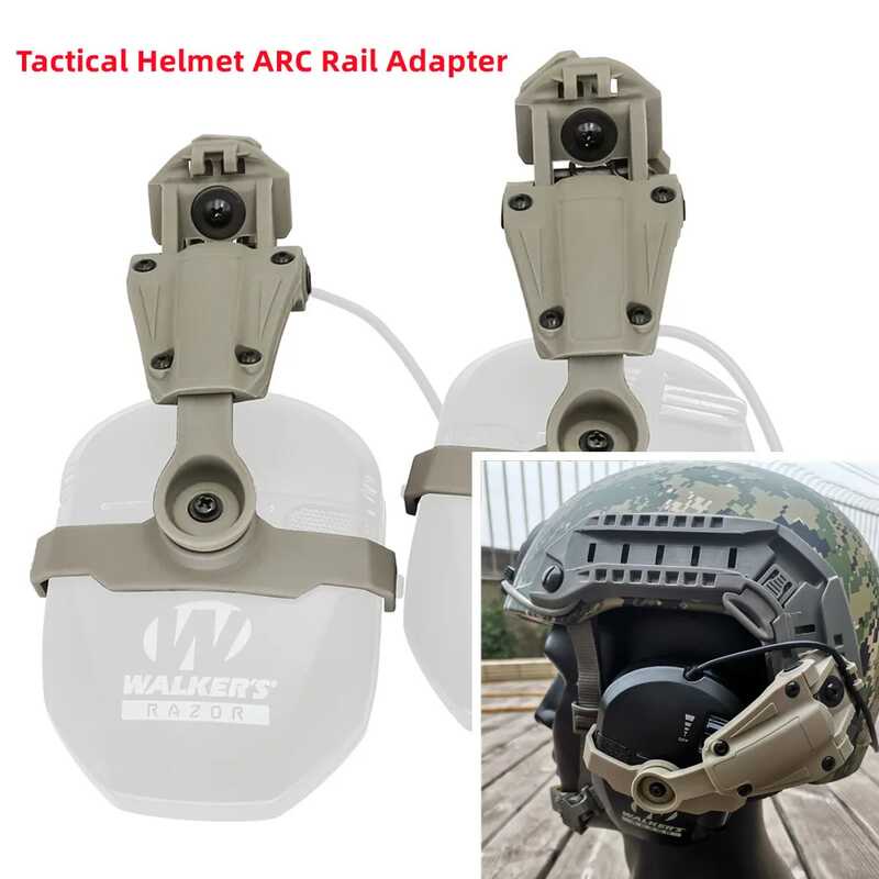 Tactical Headset Helmet ARC Rail Adapter Wendy Rail para sa Walker's ...