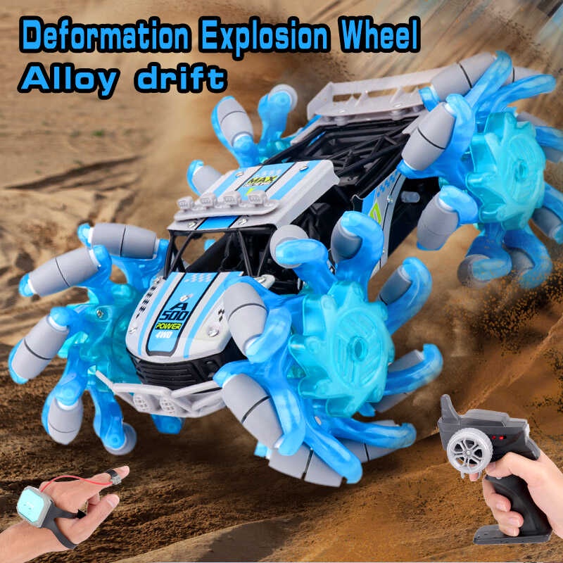 RC Stunt Car 2.4Ghz Alloy Off-Road Vehicle 4Wd Power Climbing Drift ...