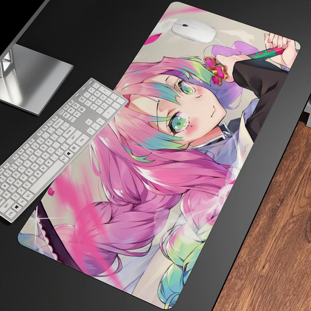 Mitsuri Kanroji Demon Slayer Anime Mousepad Large Gaming Mouse Pad ...