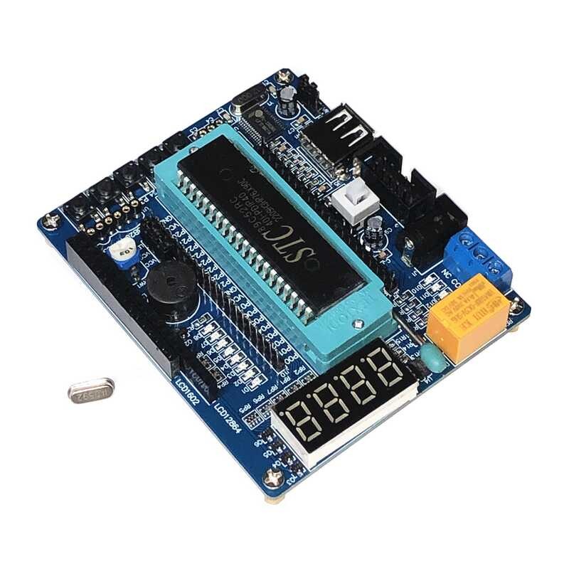 51 microcontroller development board STC89C52 minimum system C51 learning experiment programmin ...