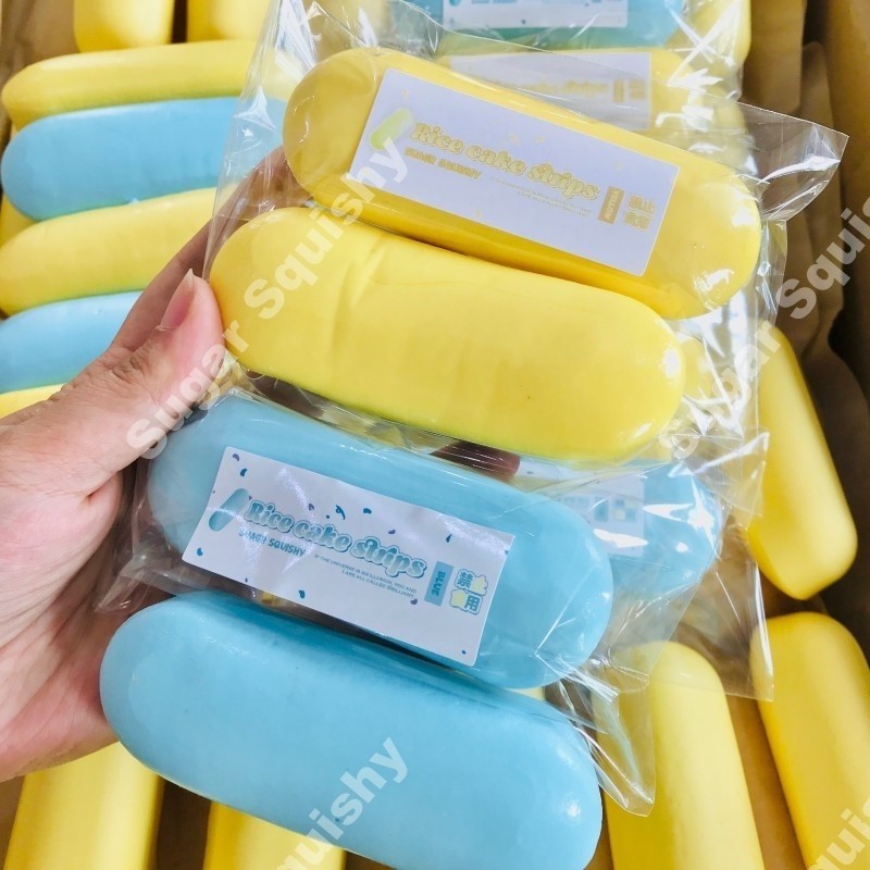 Sugar Squishy Finger-Shaped Breadsticks 2 Colors Slow Rising Squishy ...