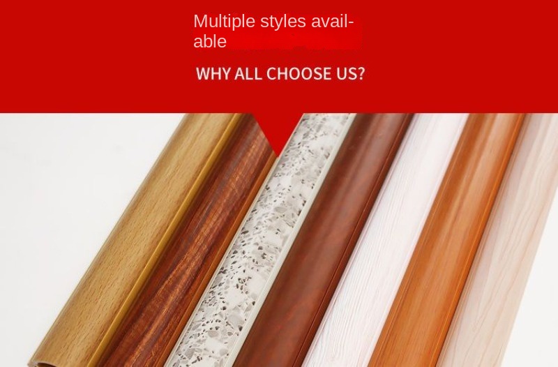 PVC Open-Mounted Trunking Wood Grain Trunking Arc Geosyncline Step ...