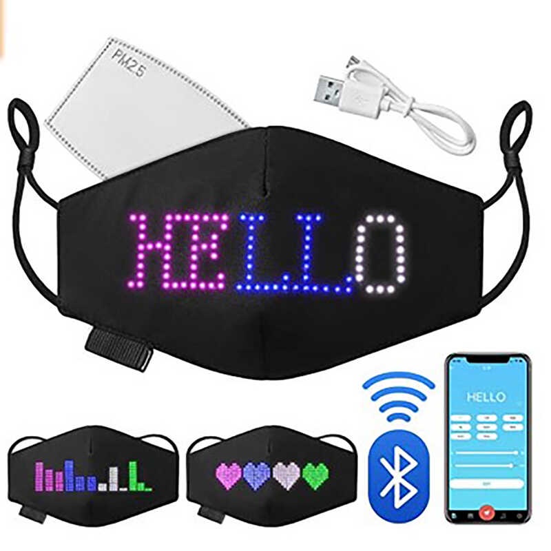 Bagong LED RGB Bluetooth Programmable Big Screen Scrolling Text Face ...