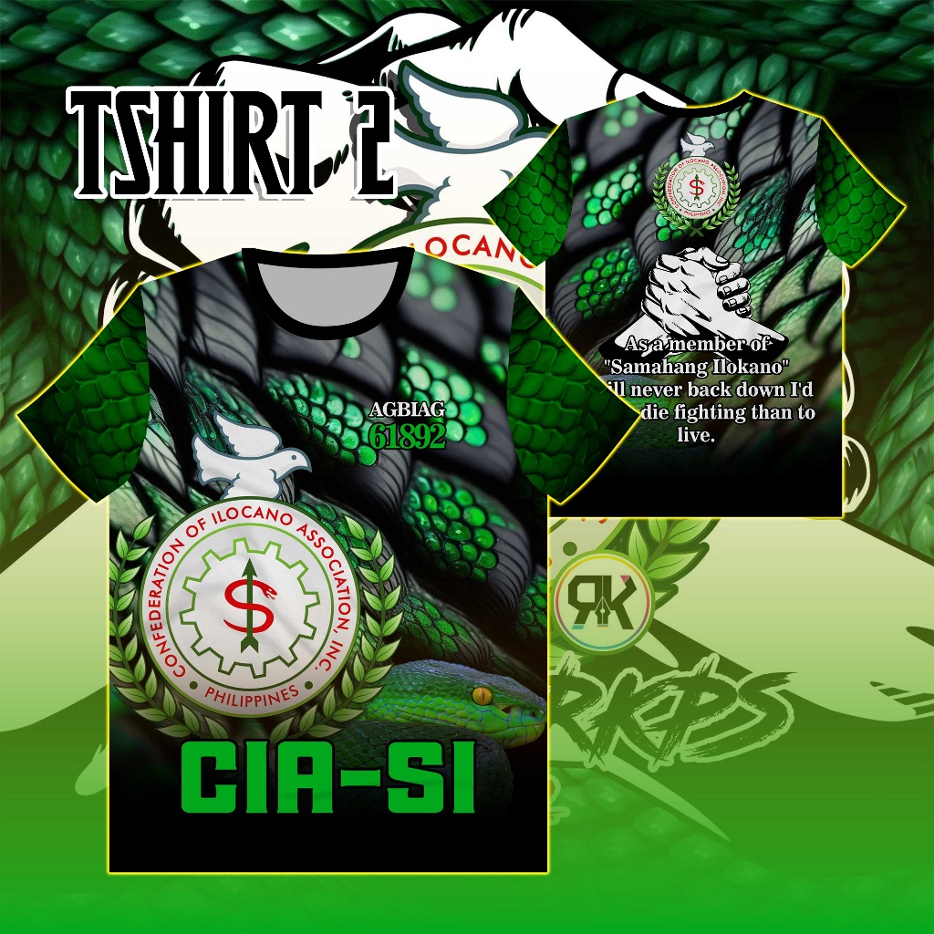 Ciasi Full Sublimation Tshirt Design 2 | Shopee Philippines