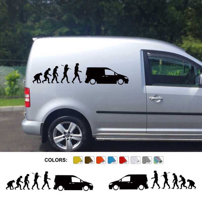 2Pcs Car Stickers Para Sa VW Caddy 1 2 3 Maxi Kombi Carosserie Camper ...
