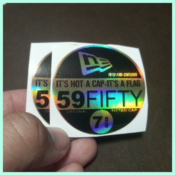 New Era NewEra Cap Replacement Visor Sticker Decals hologram 59fifty ...