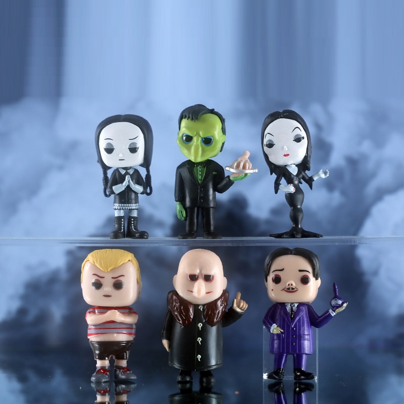 The Addams Family 6pcs/set Wednesday Gomez Morticia Gordon Craven ...