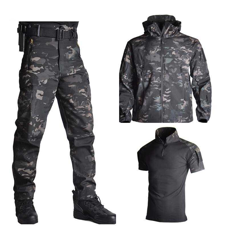 Tactical Jackets Hunting Clothes Windbreaker Pants Military Clothing ...