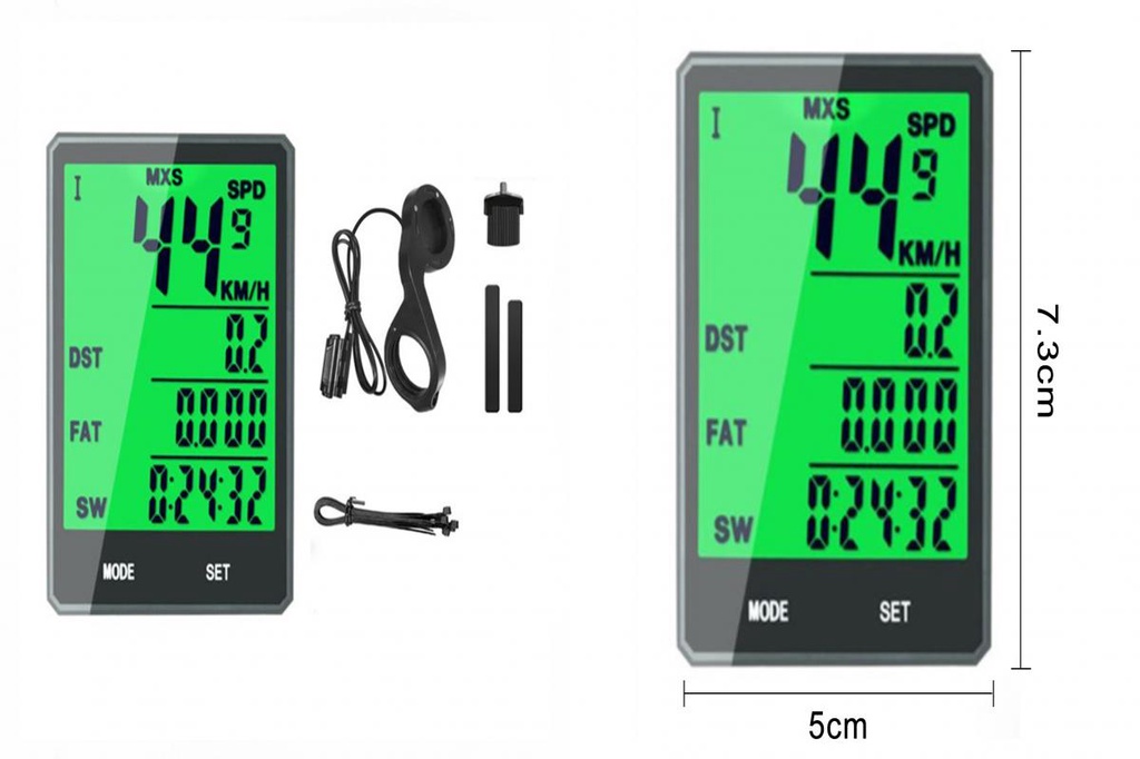 mooncake| Bicycle Stopwatch Anti-interference Bicycle Computer ...