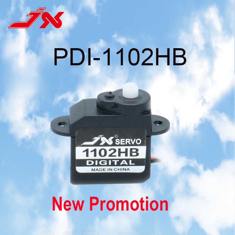 JX PDI-1102HB Fixed Wing 2.1g Plastic Gear Digital Coreless Mini Servo ...