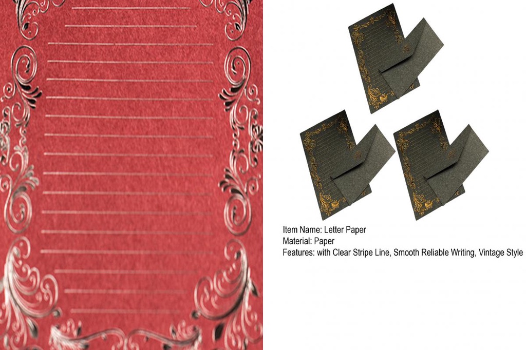 PANDU Vintage-inspired Letter Set Retro Letter Paper Vintage Style ...