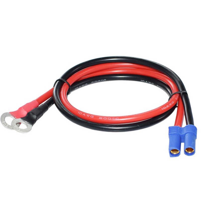 100A Copper Wire EC5 Plug To Pure Copper O-Terminal Cable Car Battery ...