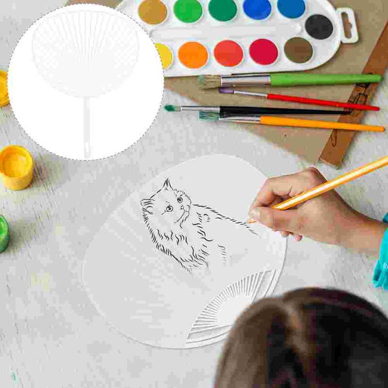 20pcs Diy Fan Making Frame Portable Circular Hand Fan Frame Hand Circle ...