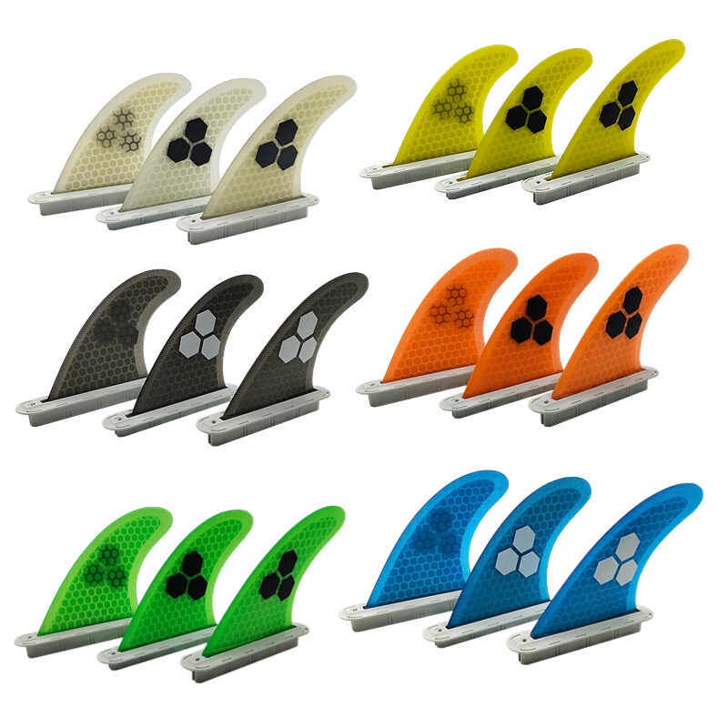 S Surfboard Fins Tri Fins Set UPSURF FUTURE Fins Single Tabs Base ...