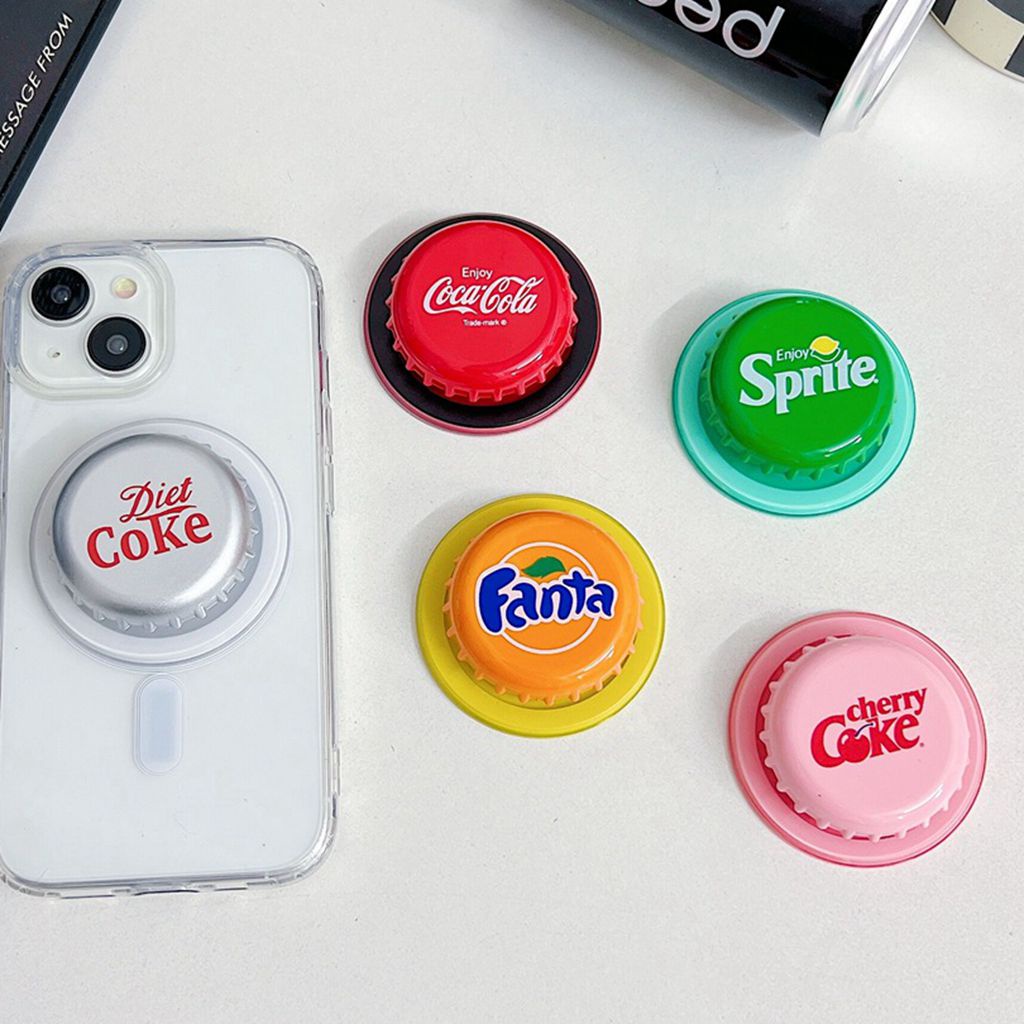 Phone Holder Magnetic Attraction Kickstand Creative Cola Fanta Sprite ...