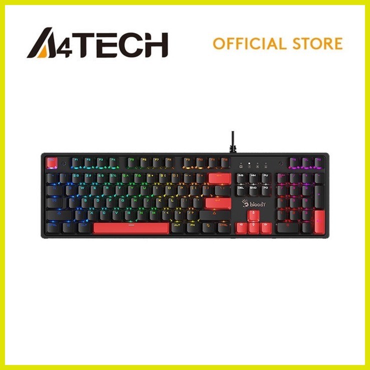 ஐ ♒ A4Tech Bloody S510N RGB USB Wired Mechanical Gaming Keyboard ...