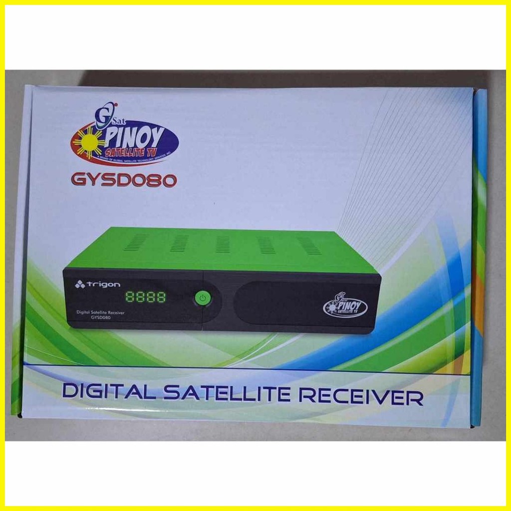 PINOY SD / GSAT HD TV Receiver ( Need Satellite Dish Satlite Cignal ) | Shopee Philippines
