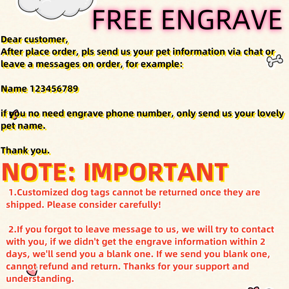 【NORMA】Large Durable Personalized Dog Collar PU Leather Padded Pet ID ...