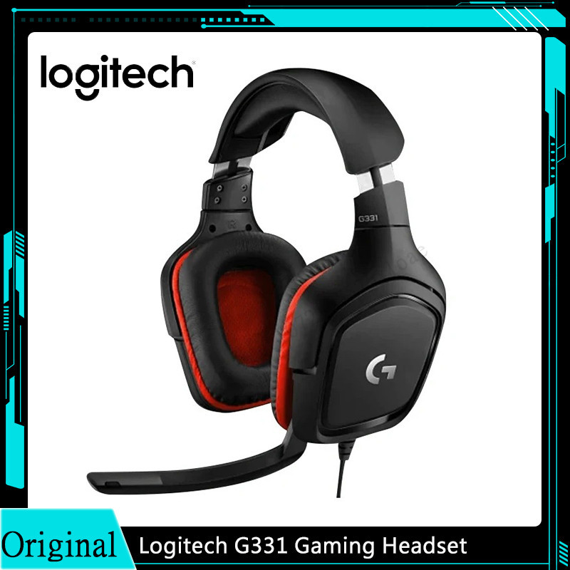 Logitech G331 Gaming Headset Volume Control Bass Surround Noise-cancelling Foldable Wired Headp ...