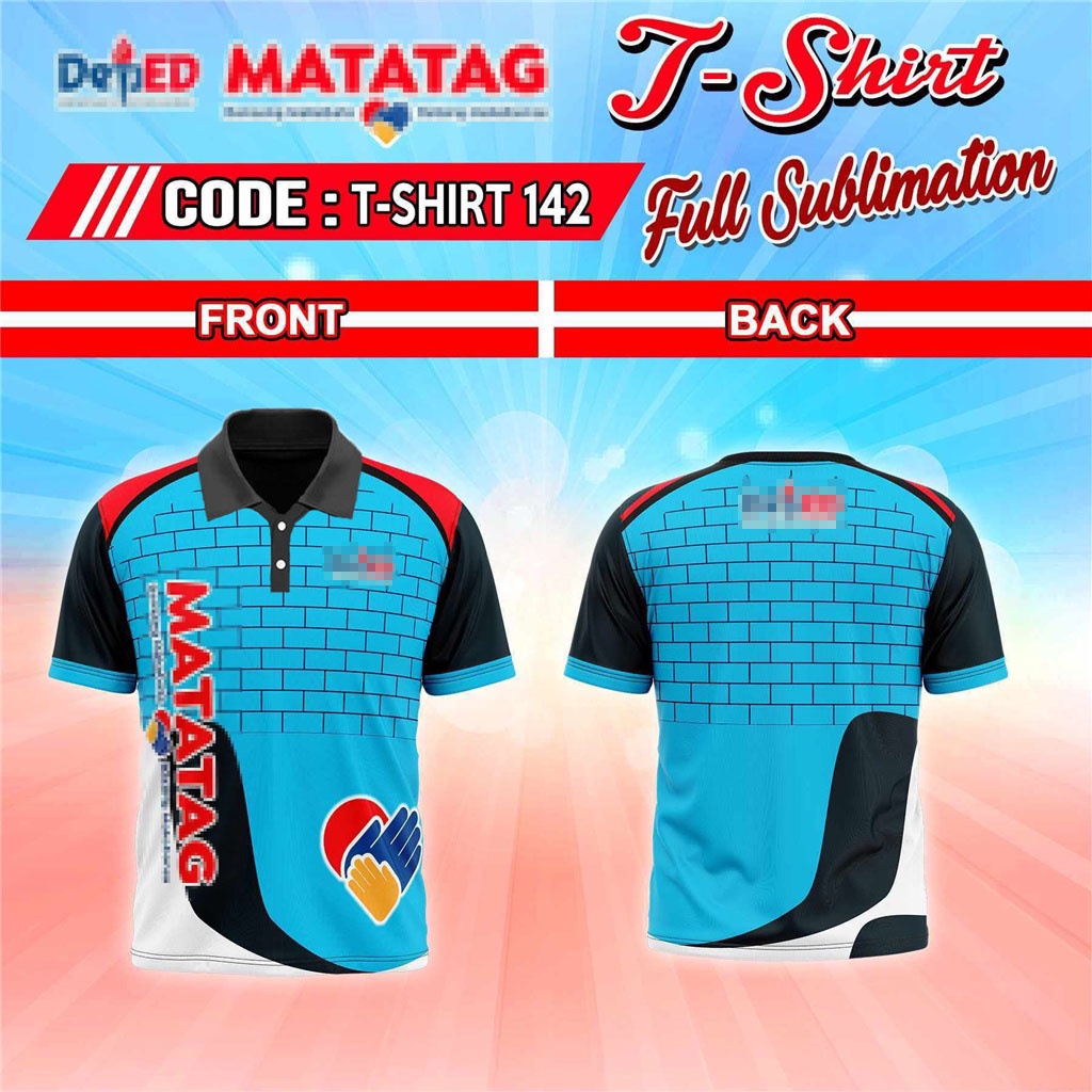 MATATAG UNIFORM SUBLIMATION DEPED BADGE TSHIRT | Shopee Philippines