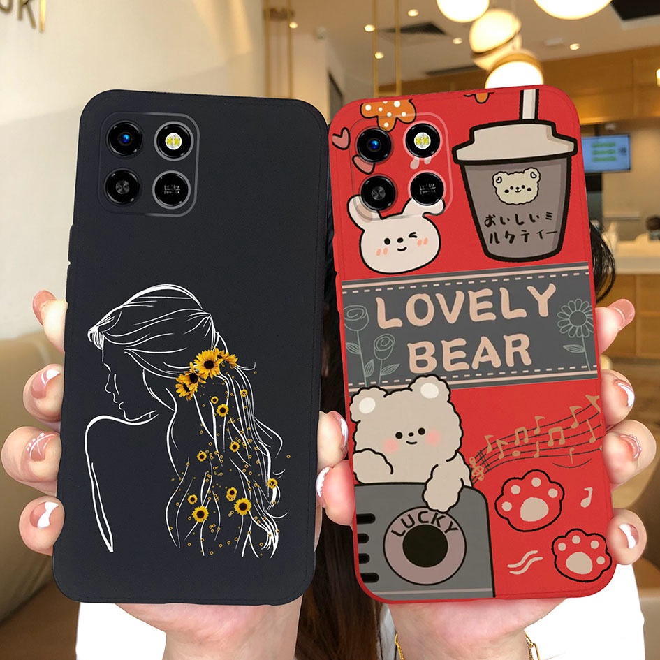 Phone Case For Infinix Smart 6 6HD 6 Plus 5 Pro 4 Cute Fashion Bear ...