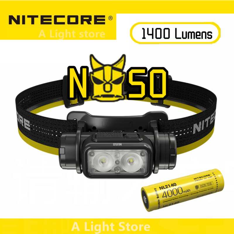 NITECORE Nu50 Headlamp Sa Labas Ng Cam g Head Light Inila Ng Ulo Ng ...