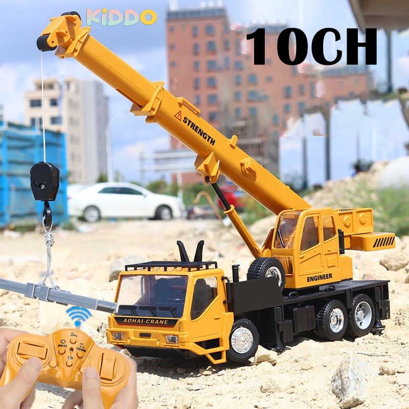1:24 RC Truck Bulldozer Wheel Shovel Loader Tractor Model Engineering ...