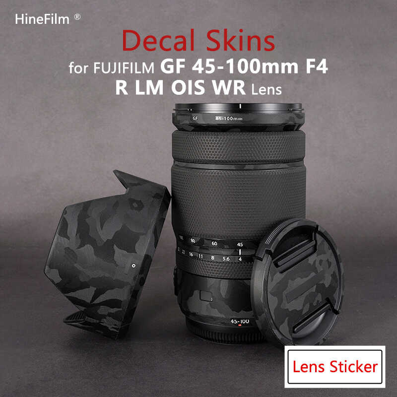 Fuji GF45-100 F4 Lens Premium Decal Skin para sa FUJIFILM Fujinon GF45 ...