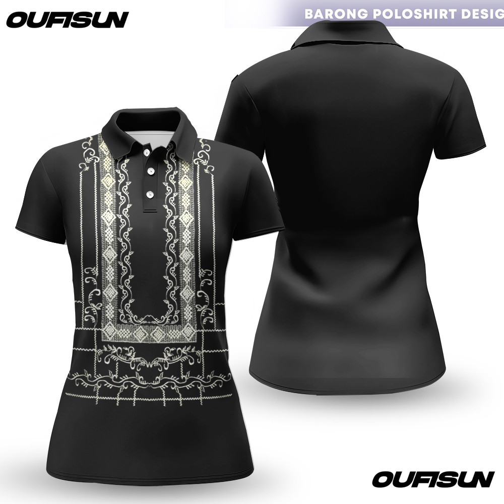 Asean Attire For Women Ethnic Style Polo Shirt For Women, Outdoor ...