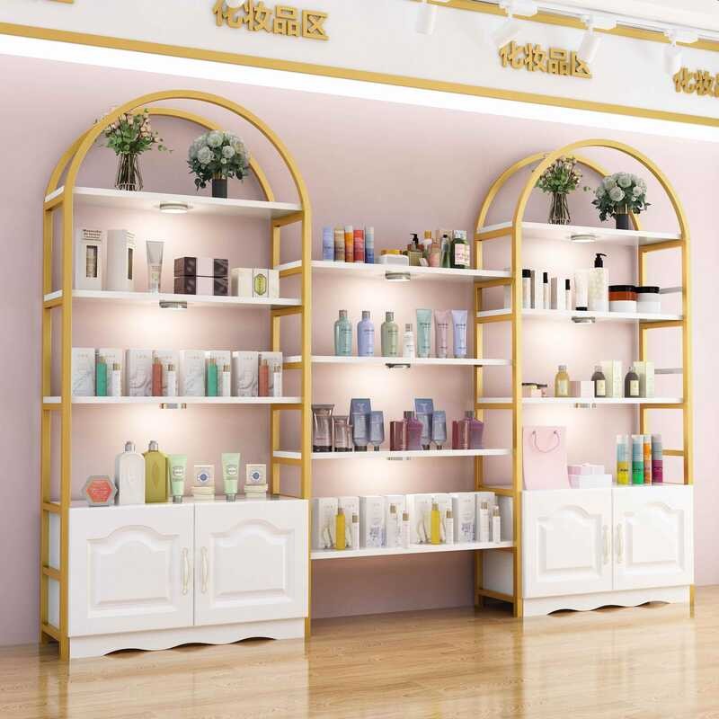 Cosmetics display cabinets, shelves, display cabinets, beauty salon ...