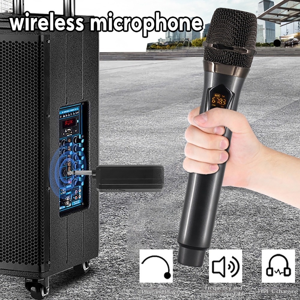 Wireless Microphone Charging Microphone 1280mA Rechargeable Lithium ...