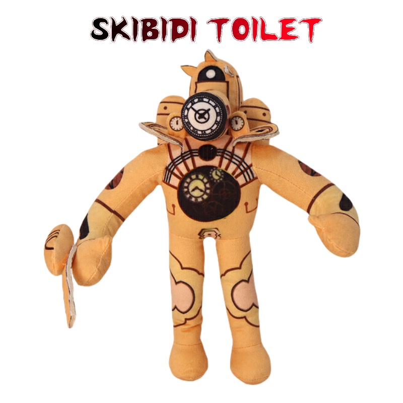 Toilet Plush Skibidi Super Combo King Of Clocks Pp Cotton Toy Stuffed ...