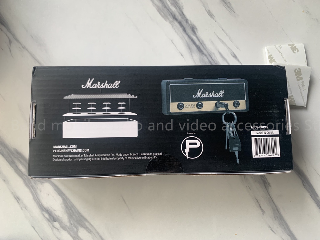 Original Marshall Jack Rack Key Holder 4 Guitar Plug Keychains Wall ...