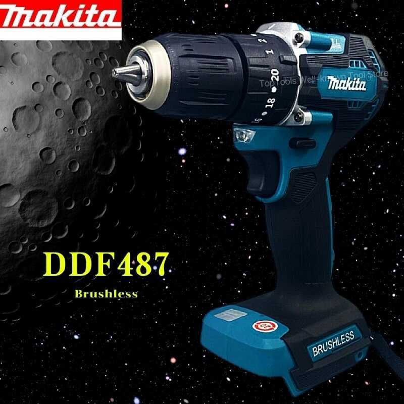 Makita DDF487 Cordless Driver Drill 18V LXT Brushless Motor Compact Big ...