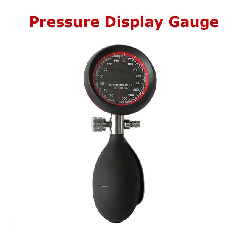 300mmhg Hand-Held Pressure Display Gauge gamit ang PVC ball Para sa ...