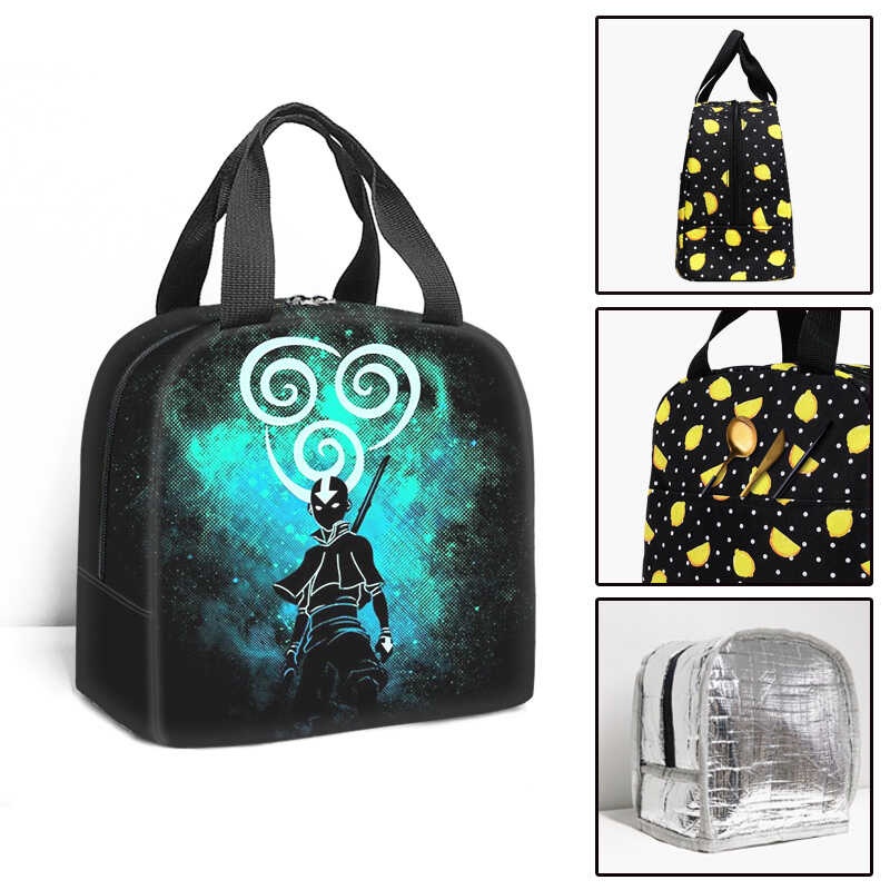 Young Avatar The Last Airbender 3D Print Insulated Portable Handbags ...