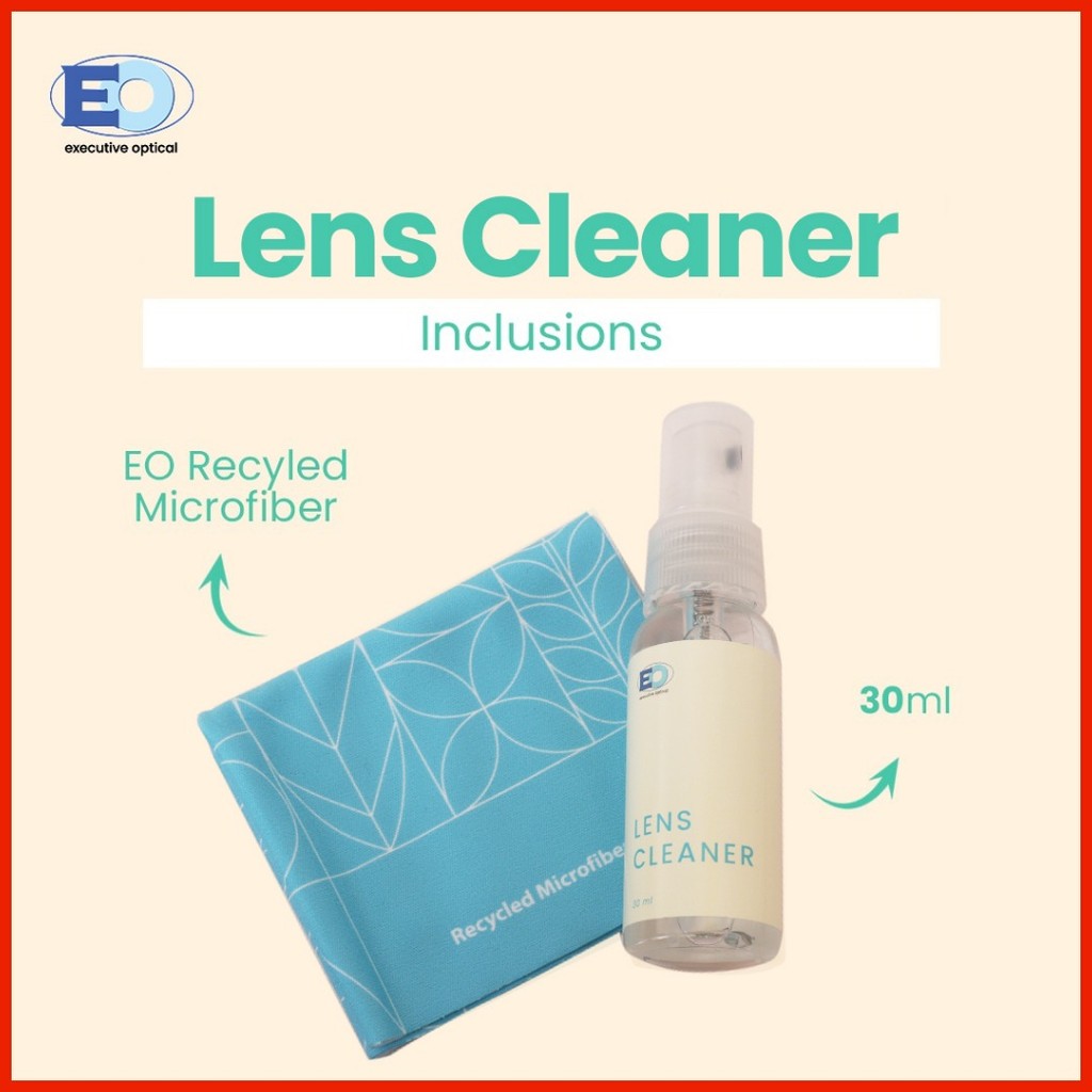 ♂ EO Eyeglass Lens Cleaner Spray | Eyeglasses Cleaning Spray Kit with ...