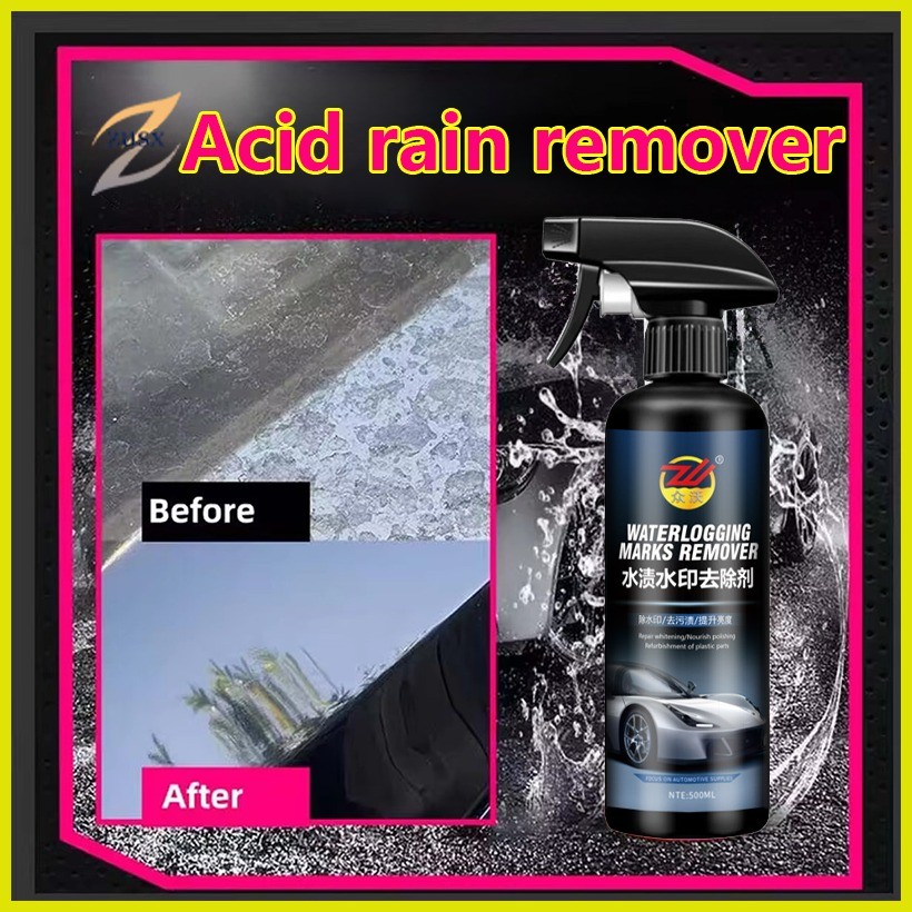 ♟ Acid rain remover for car 500ML acid rain remover for helmet glean ...