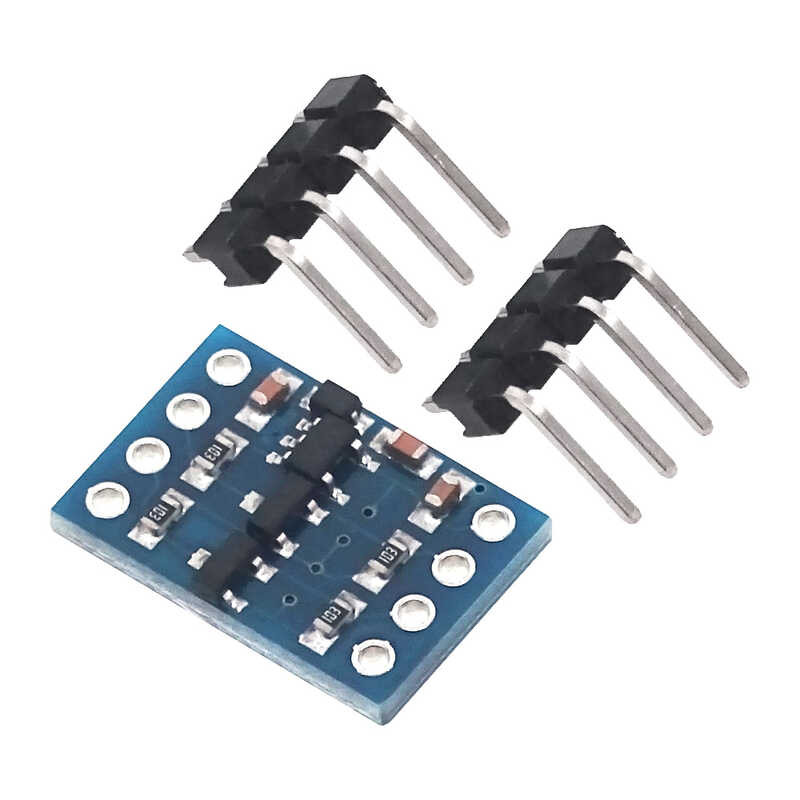2-channel voltage conversion module IIC serial port 3.3V to 5V UART SPI ...