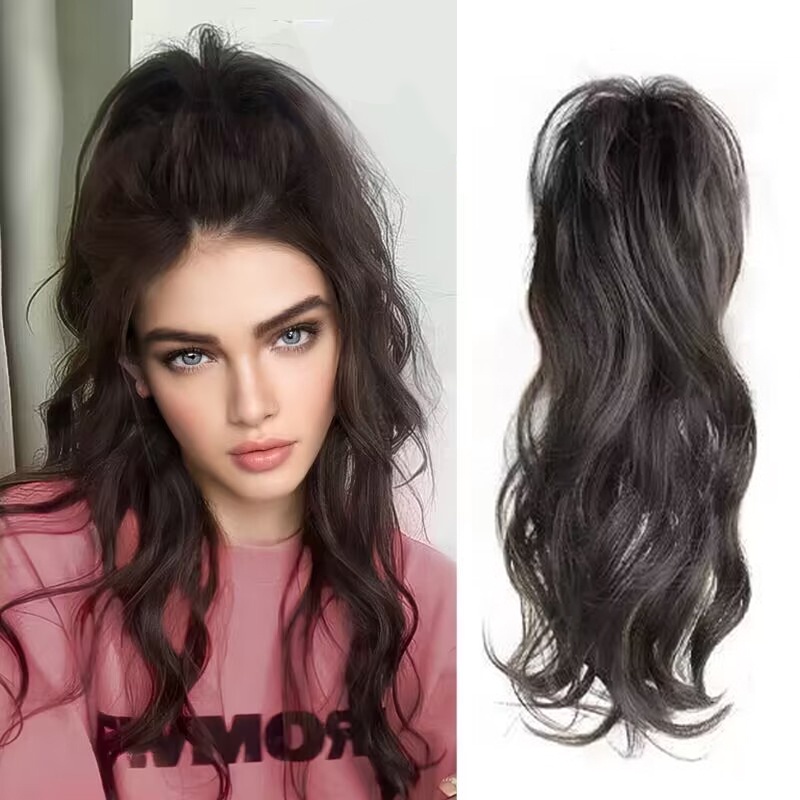 Synthetic Claw Ponytails Wig Long Pony Tail Extensions Women's wig ...