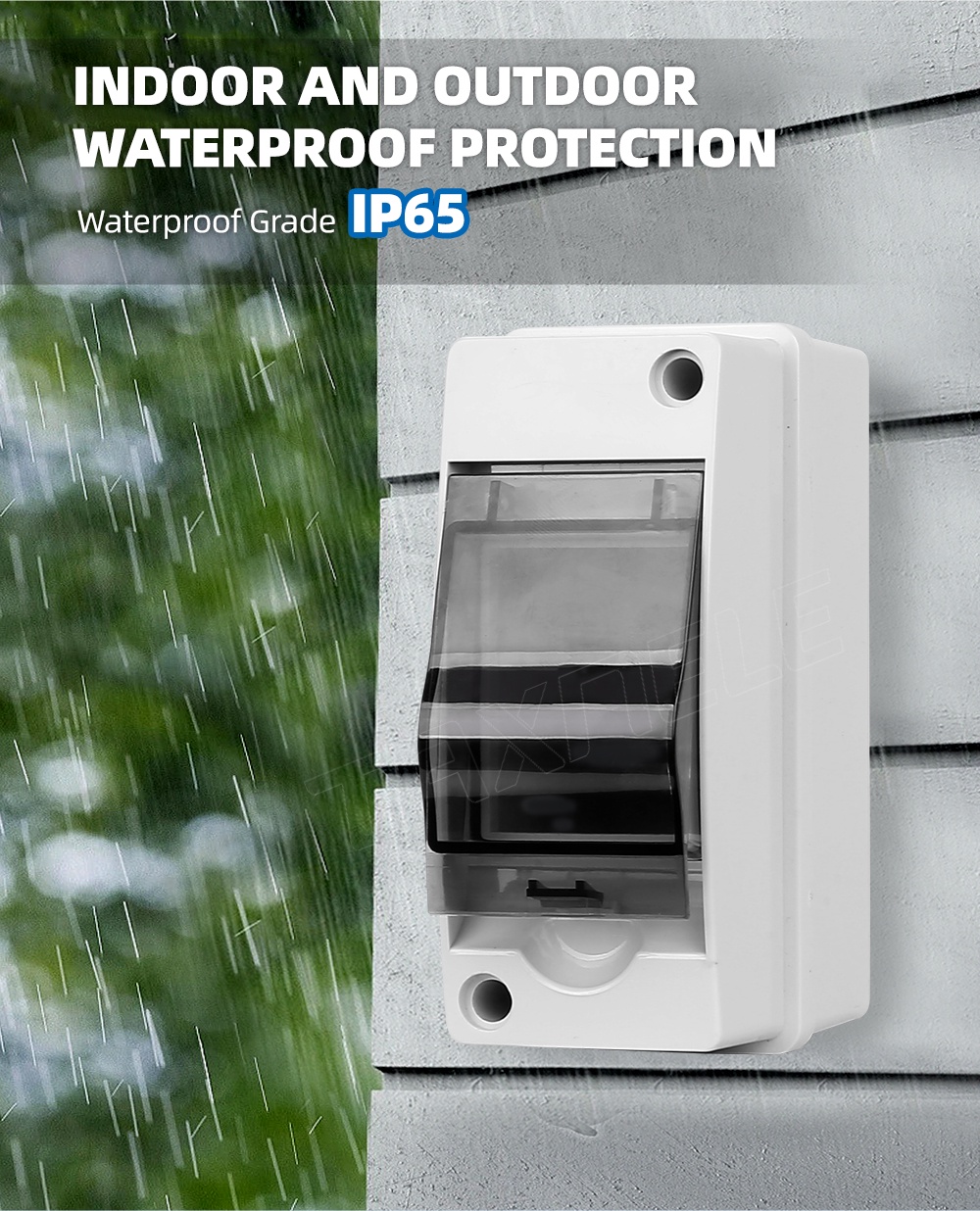 HT IP65 Outdoor Waterproof Electrical Distribution Box 2 3 5 8 12 15 18 ...