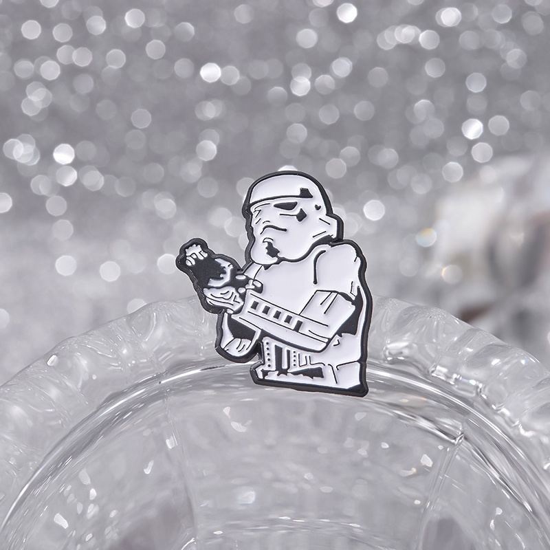 Star Wars Movie Peripheral Cartoon Brooch Robot Imperial Stormtrooper ...