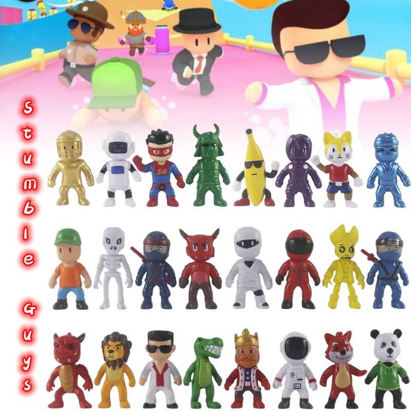 Game Stumble Guys Action Figure Cartoon Model Multiplayer Challenge ...